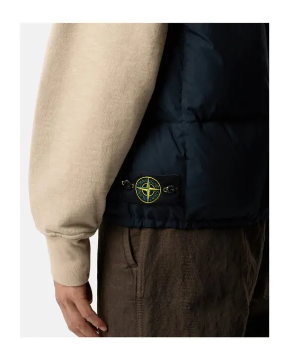 Stone Island Down Vest With Wind Resistance