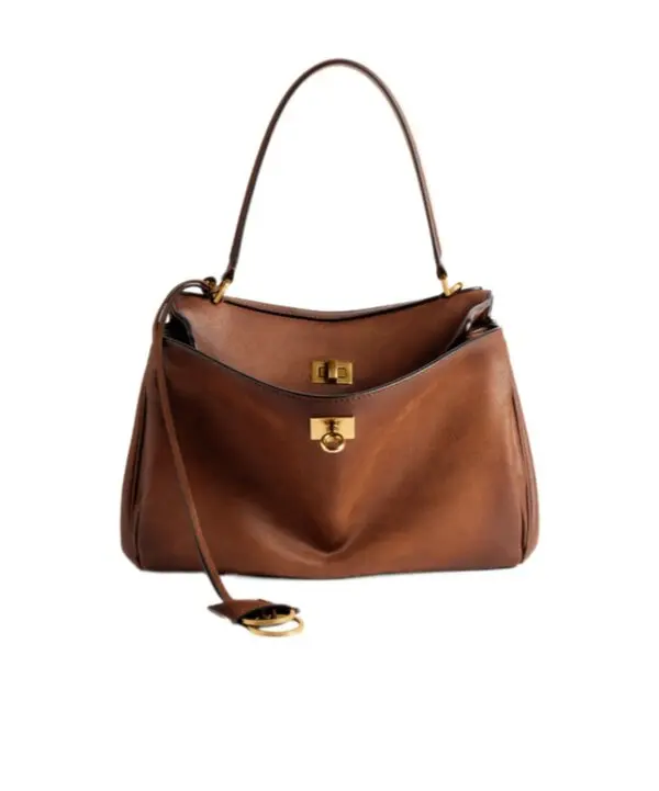 Balenciaga Rodeo Handbag Small - Caramel