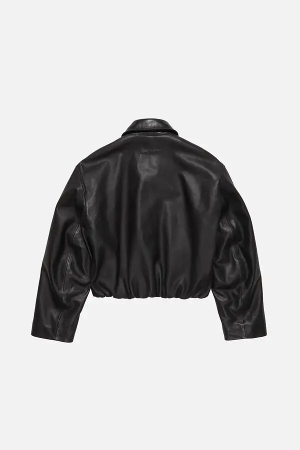 Acne Studios Logo-debossed Cropped Jacket