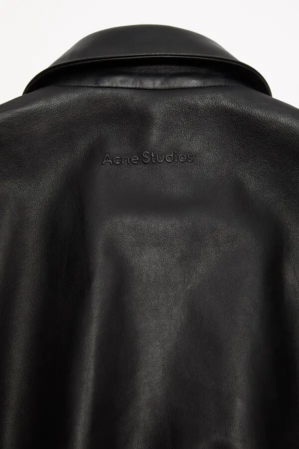 Acne Studios Logo-debossed Cropped Jacket