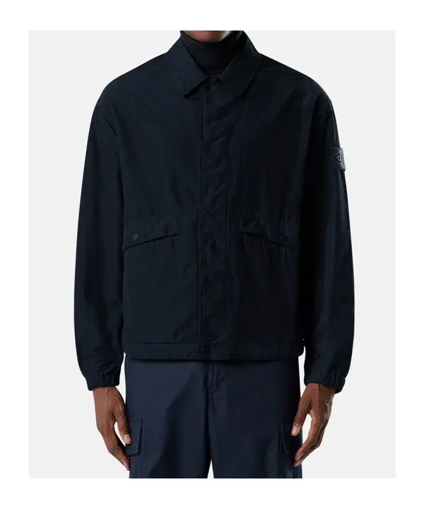 Stone Island Coach Jacket With Anti-drop Finish