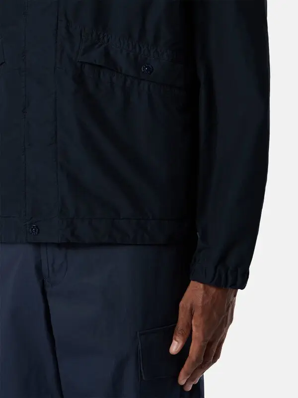 Stone Island Coach Jacket With Anti-drop Finish