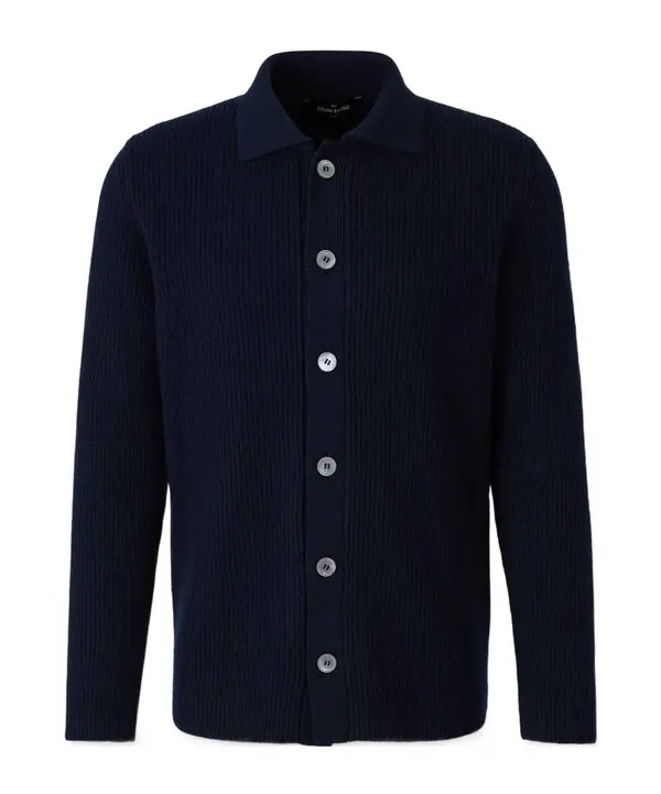 GRAN SASSO Button-up Ribbed Cardigan