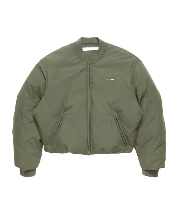 Acne Studios Bomber Down Jacket - Snow Pine Green