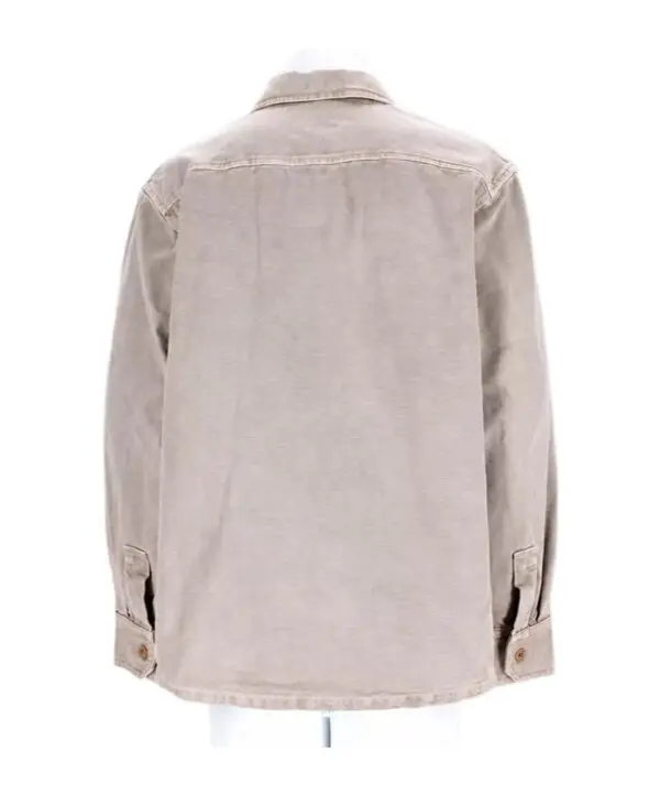 A.p.c. Button-up Straight Hem Shirt - Beige
