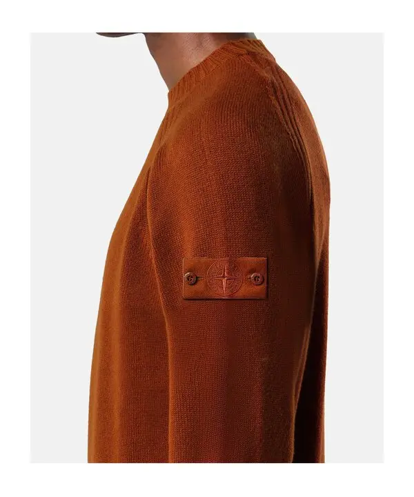 Stone Island Regular-fit Crewneck Jumper With Raglan Sleeves