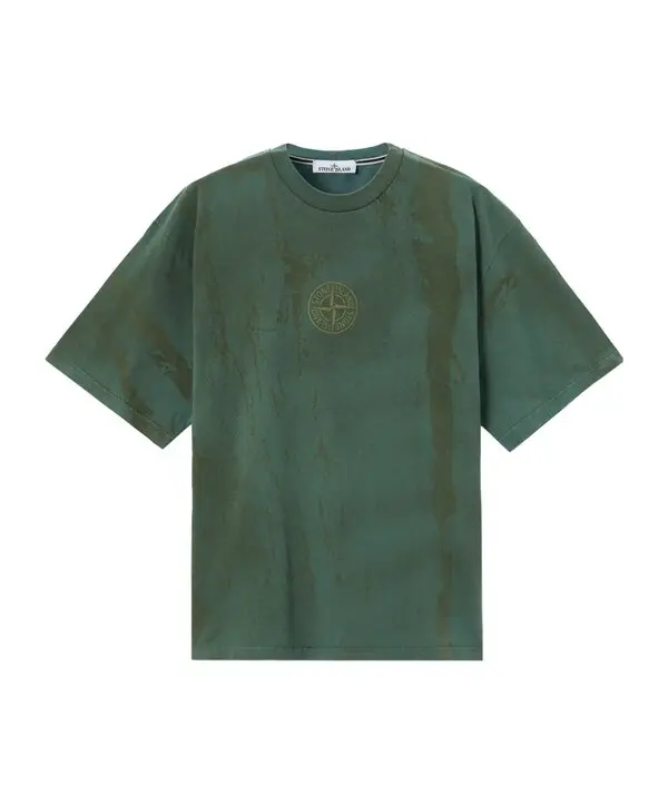 Stone Island Regular-fit T-shirt With 'bark Tee' Print