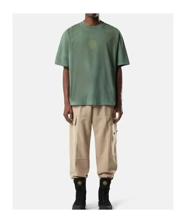 Stone Island Regular-fit T-shirt With 'bark Tee' Print
