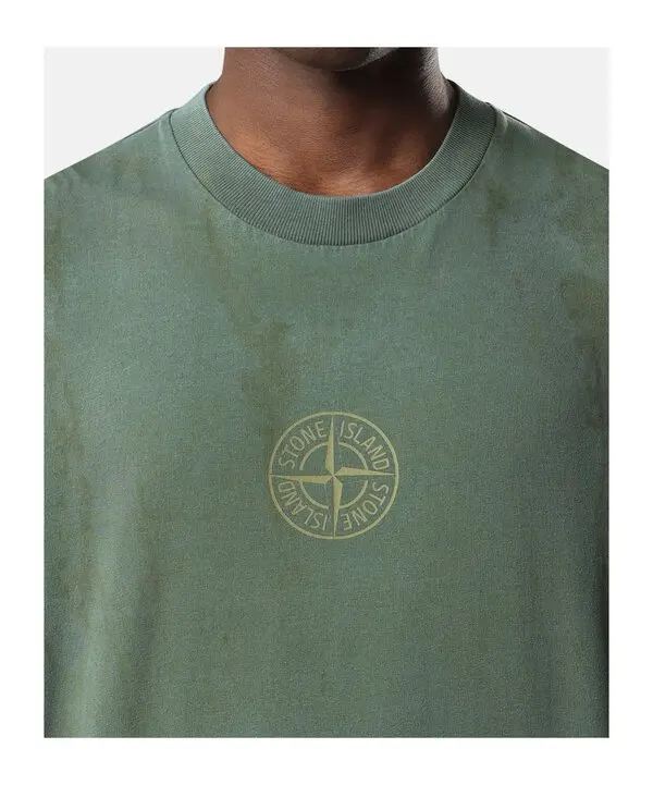 Stone Island Regular-fit T-shirt With 'bark Tee' Print