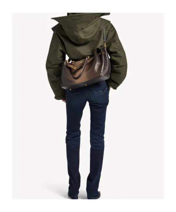 Balenciaga Fan Carry All Bag Medium - Black/light Taupe