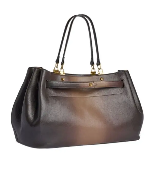 Balenciaga Fan Carry All Bag Medium - Black/light Taupe