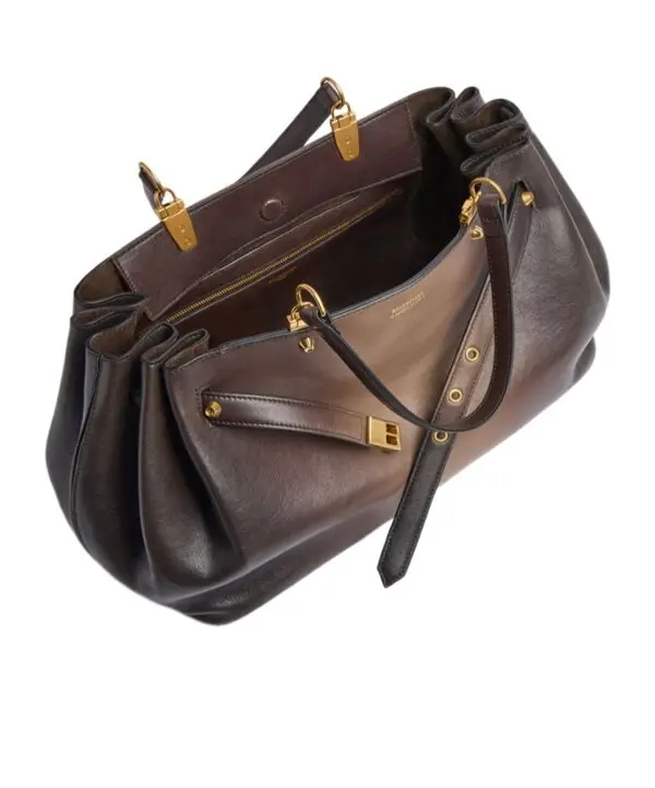 Balenciaga Fan Carry All Bag Medium - Black/light Taupe
