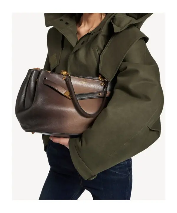 Balenciaga Fan Carry All Bag Medium - Black/light Taupe