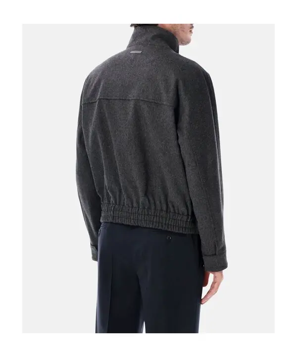 LARDINI Wool Aviator Jacket