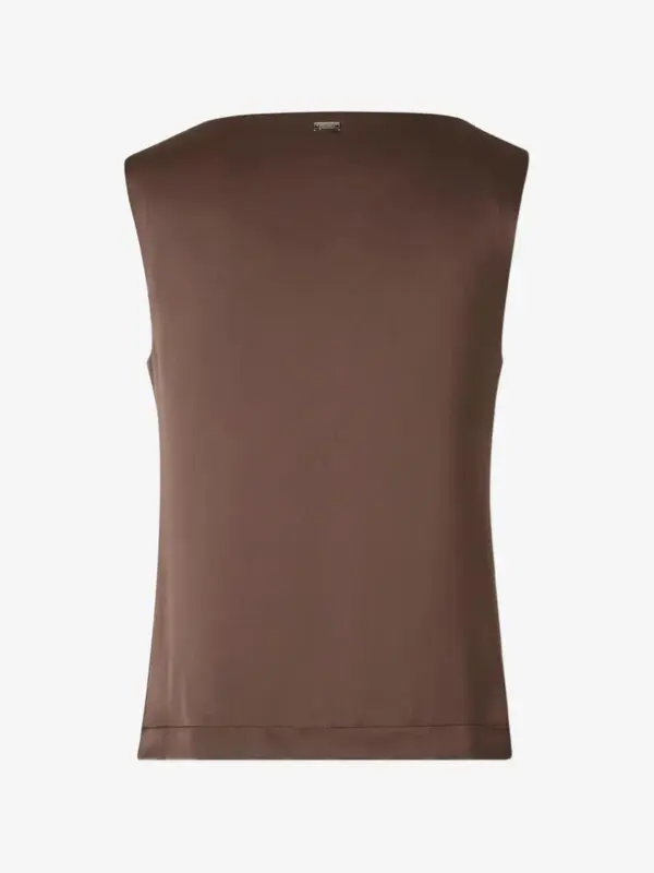 Herno Satin-finish V-neck Blouse