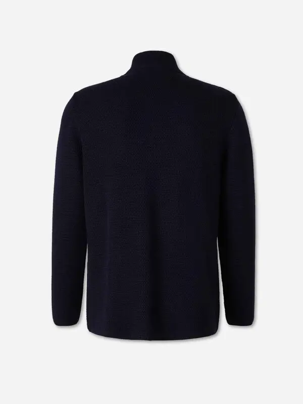 LARDINI High Neck Button-up Jacket