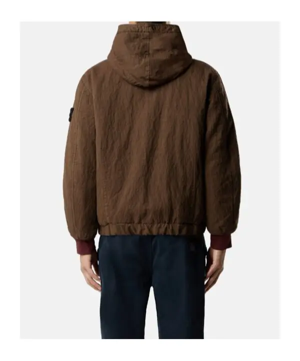 Stone Island Padded Hooded Jacket With Anti-drop