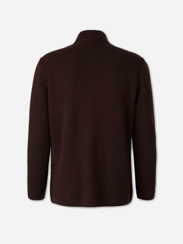 LARDINI High Neck Button-up Jacket