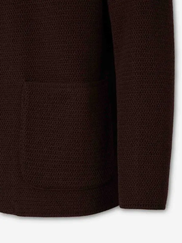 LARDINI High Neck Button-up Jacket