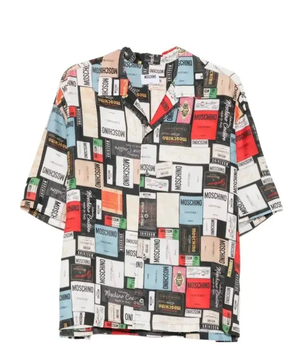 Moschino Logo-patch Short-sleeve Shirt