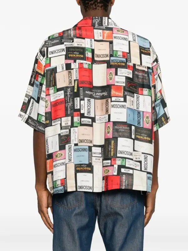 Moschino Logo-patch Short-sleeve Shirt
