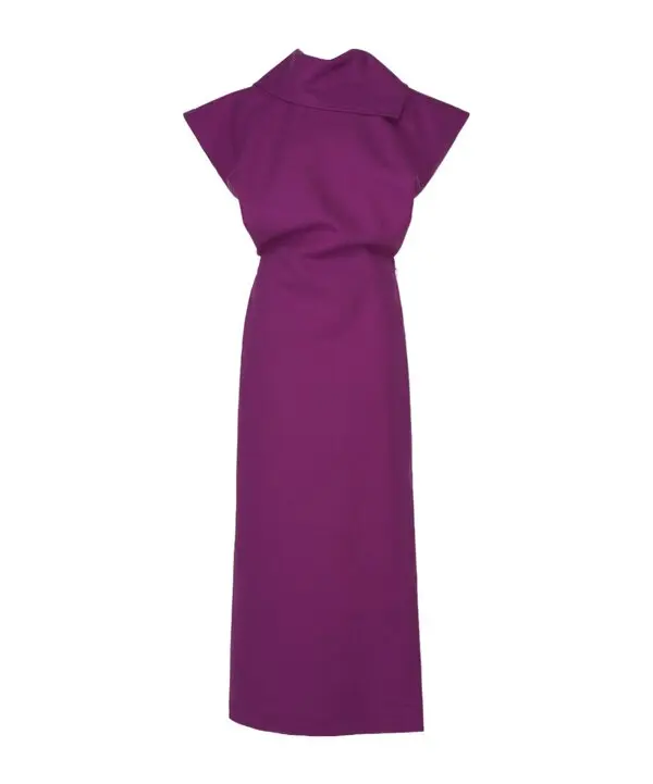 Issey Miyake Calligraph Dress - Purple