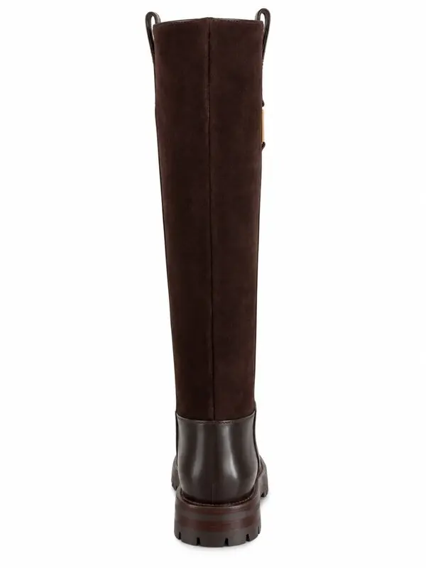 Dolce & Gabbana Dolce Gabbana Logo Plaque Boots