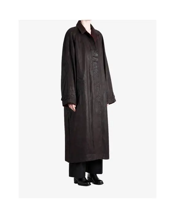 Dries Van Noten Long-sleeved Trench Coat