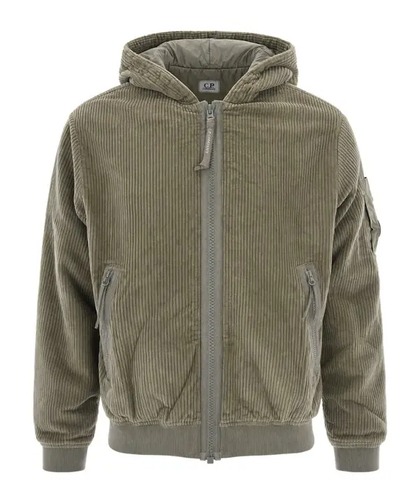 C.P. COMPANY Corduroy Full-zip Hoodie