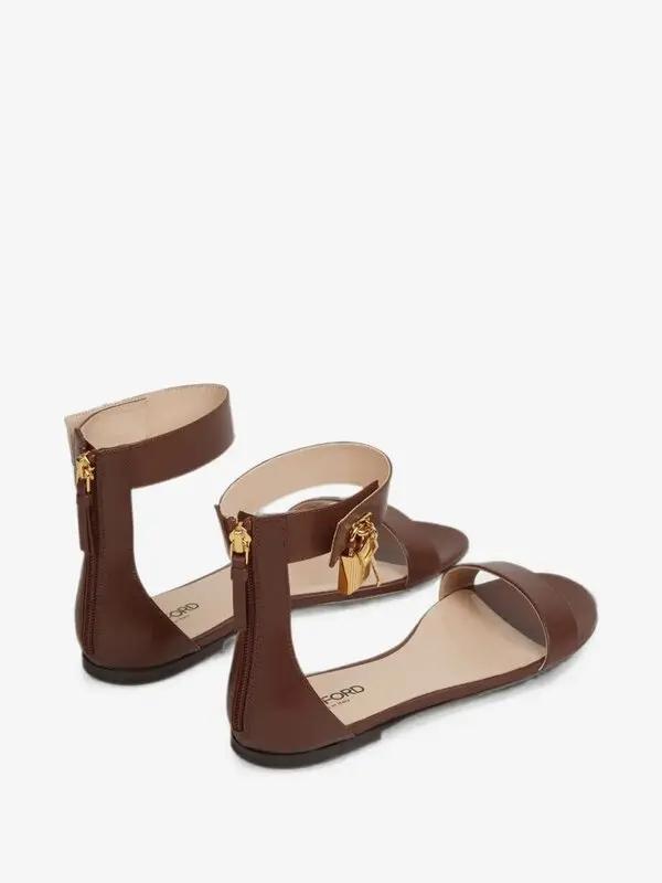 TOM FORD Leather Flat Sandals
