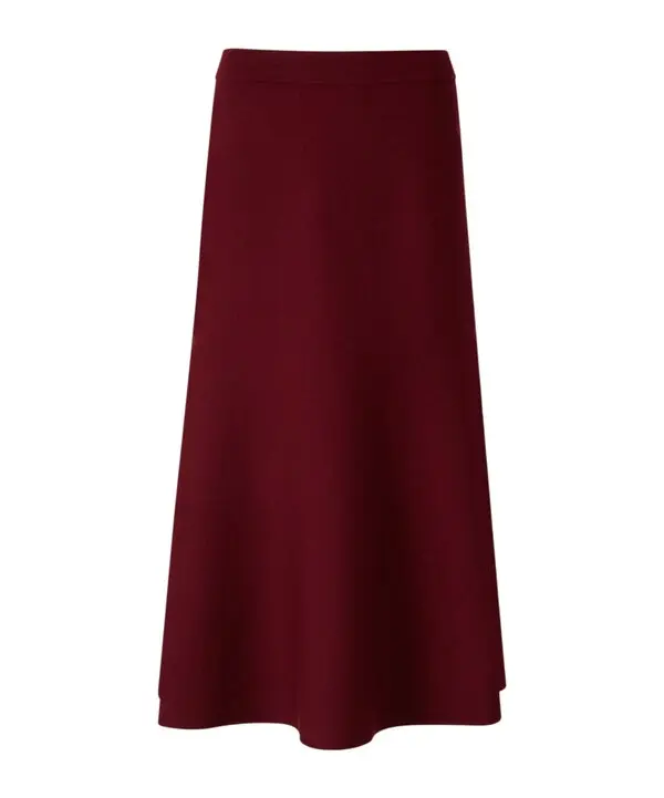 Simkhai Ribbed-knit Wool Midi Skirt