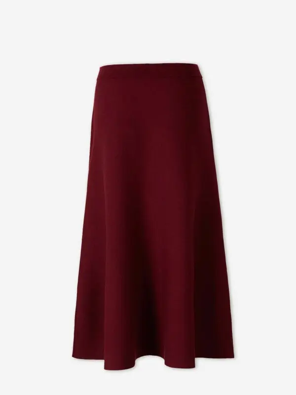 Simkhai Ribbed-knit Wool Midi Skirt