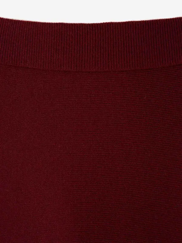 Simkhai Ribbed-knit Wool Midi Skirt