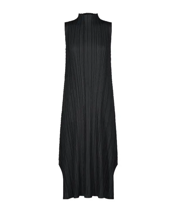 Issey Miyake Mellow Pleats Dress - Black