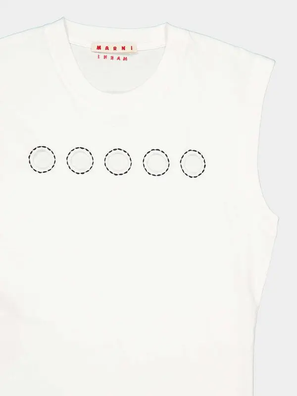 Marni Cut-out Sleeveless T-shirt
