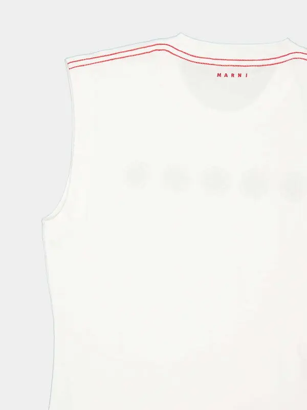 Marni Cut-out Sleeveless T-shirt