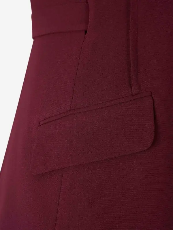 Simkhai Pleated Asymmetric-hem Dress