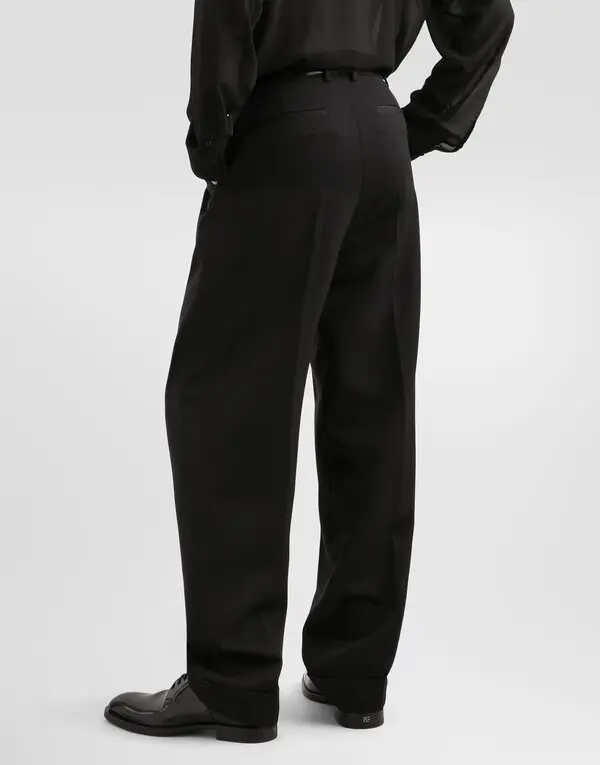 Dolce & Gabbana Wool Gabardine Trousers