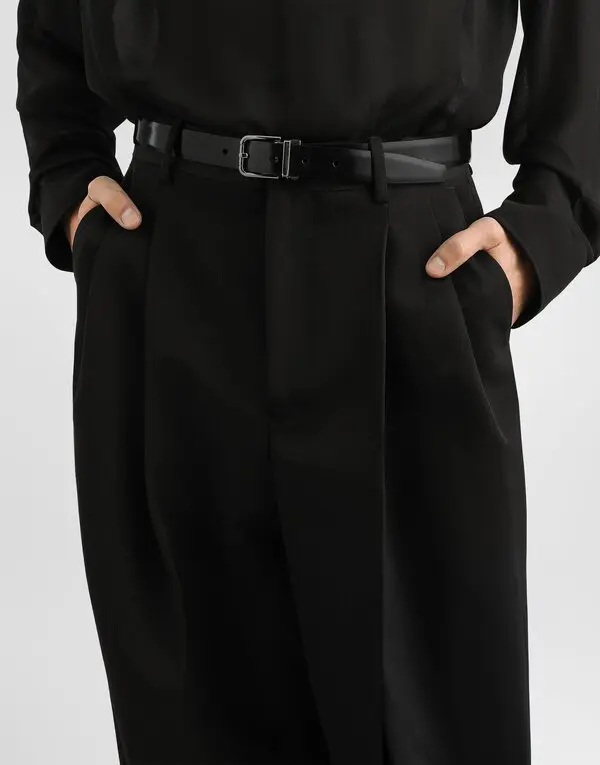 Dolce & Gabbana Wool Gabardine Trousers