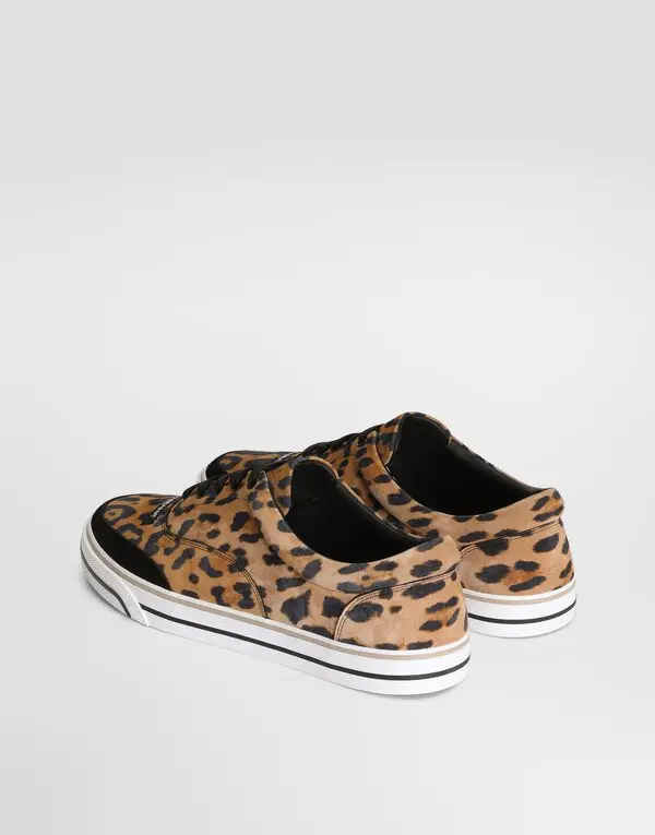 Dolce & Gabbana Dolce Gabbana Leopard Printed Sailing Sports Shoes