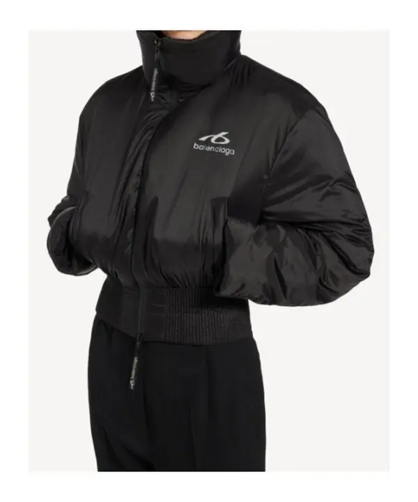 Balenciaga Bodies Cropped Puffer