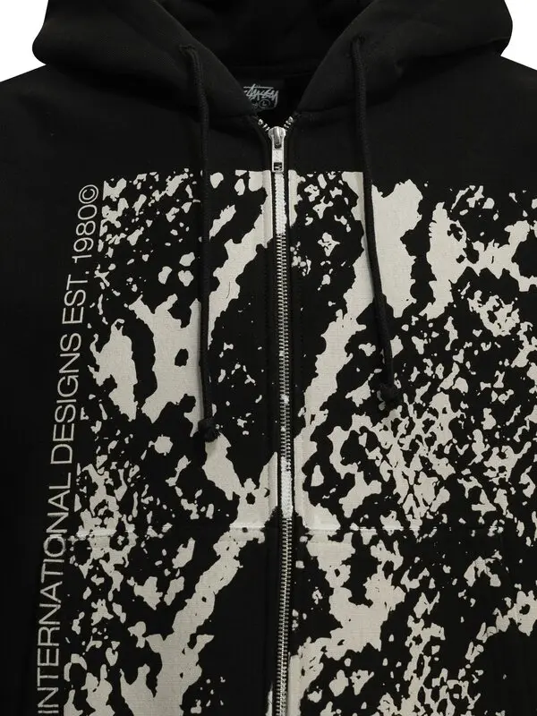 StÜssy Graphic Zip-up Hoodie