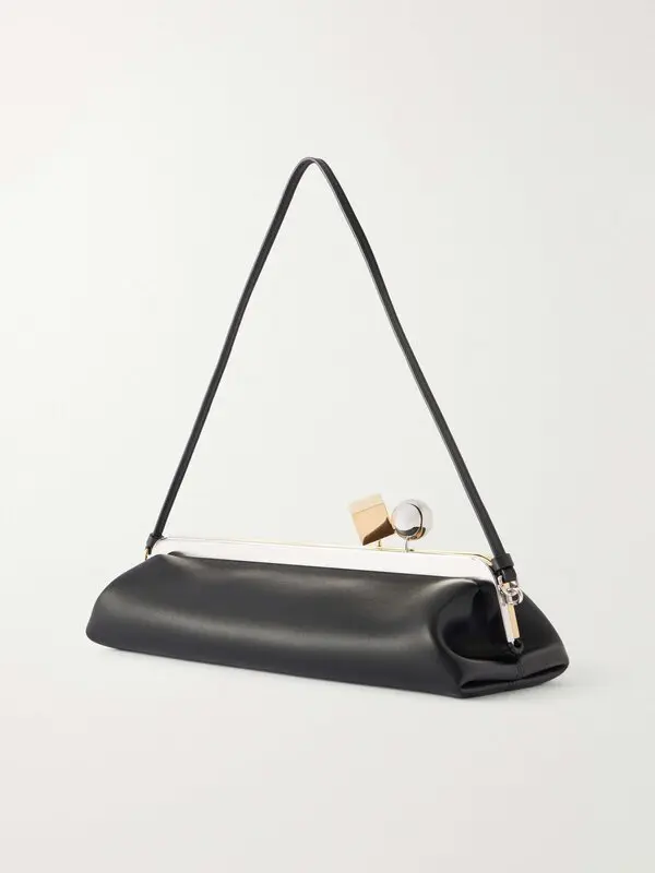 Jacquemus La Pochette Salon Leather Shoulder Bag