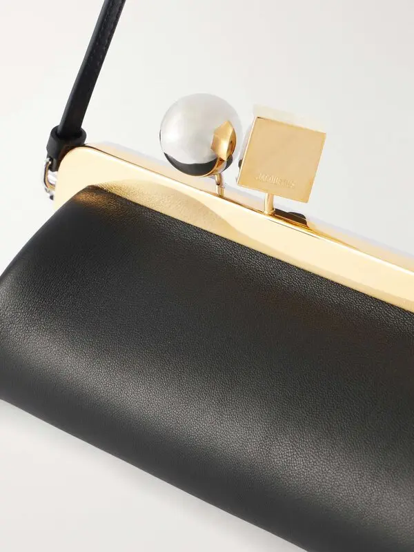Jacquemus La Pochette Salon Leather Shoulder Bag