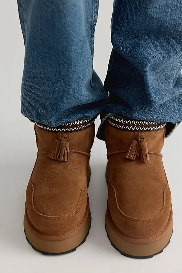 EMU AUSTRALIA Emu Mim Tassel Boots - Chestnut