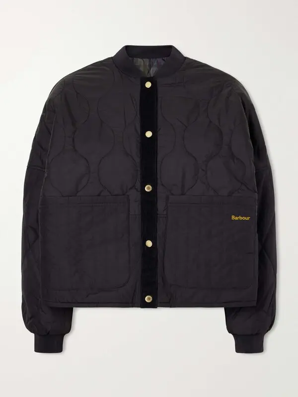 Barbour Ravenshill Reversible Quilted Checked Shell Jacket