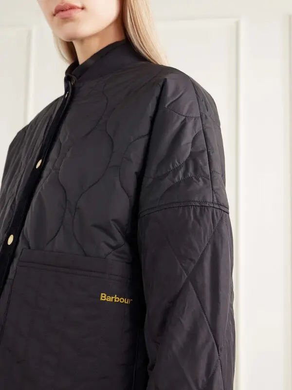 Barbour Ravenshill Reversible Quilted Checked Shell Jacket