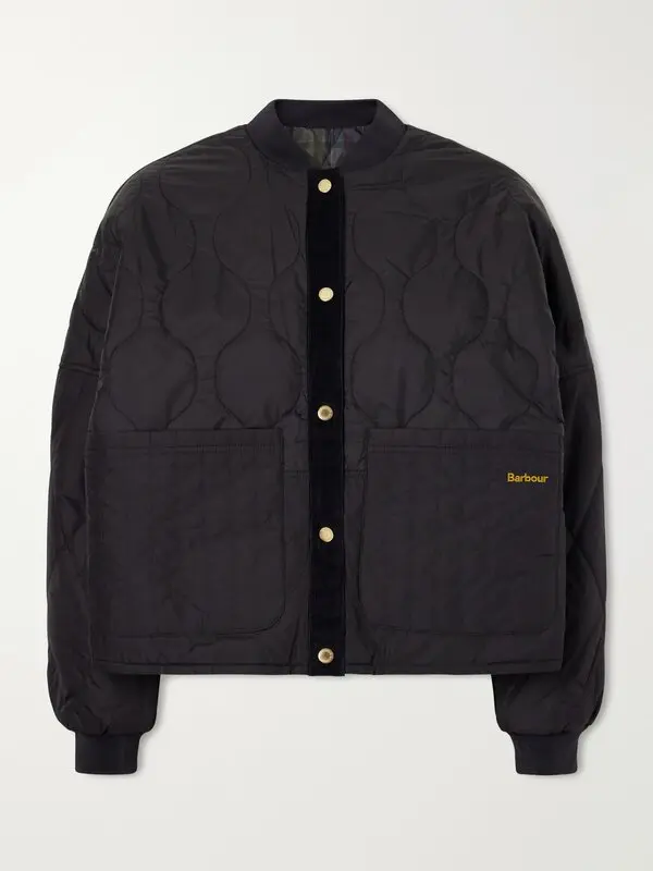 Barbour Ravenshill Reversible Quilted Checked Shell Jacket