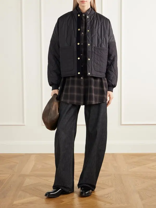 Barbour Ravenshill Reversible Quilted Checked Shell Jacket
