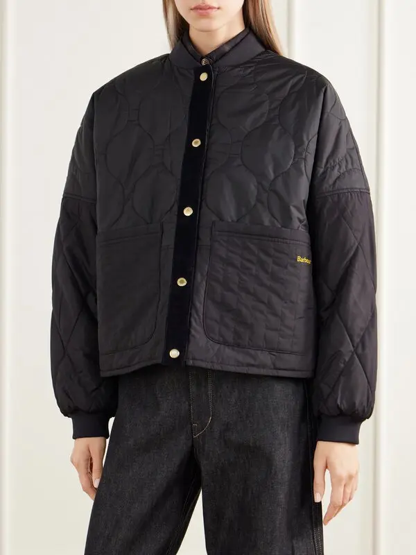 Barbour Ravenshill Reversible Quilted Checked Shell Jacket
